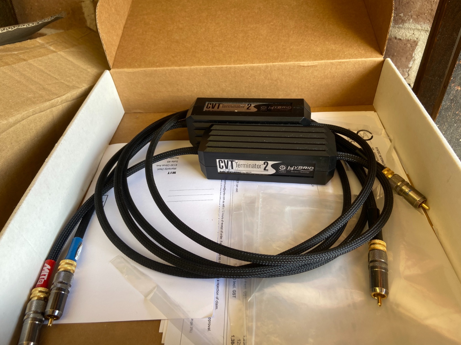 MIT CVT Terminator 2ic, 2 meters, RCA - Hi-Fi and Cinema Cables ...