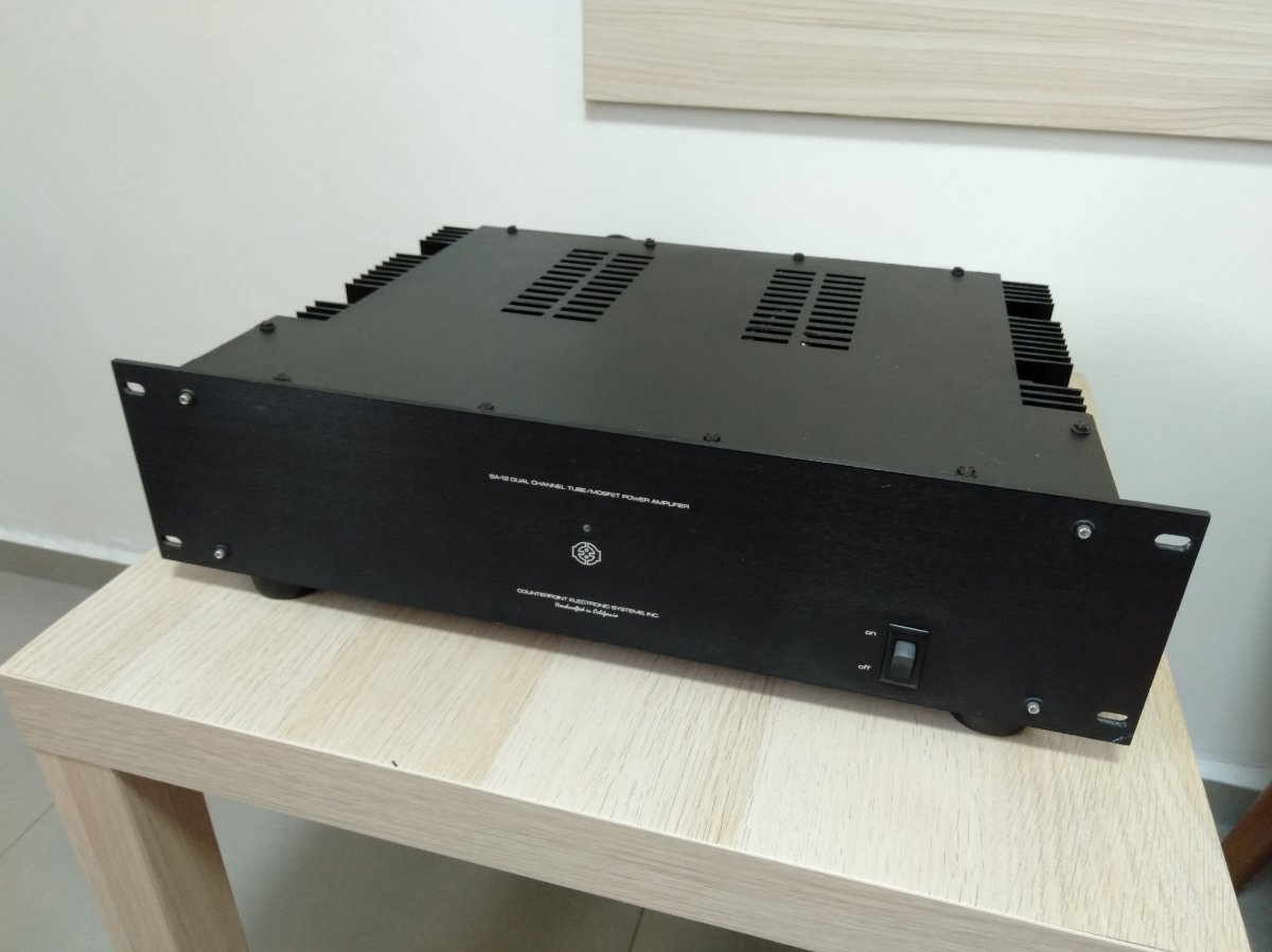 Counterpoint SA-12 Dual Channel Stereo Hybrid Tube Power Amplifier ...