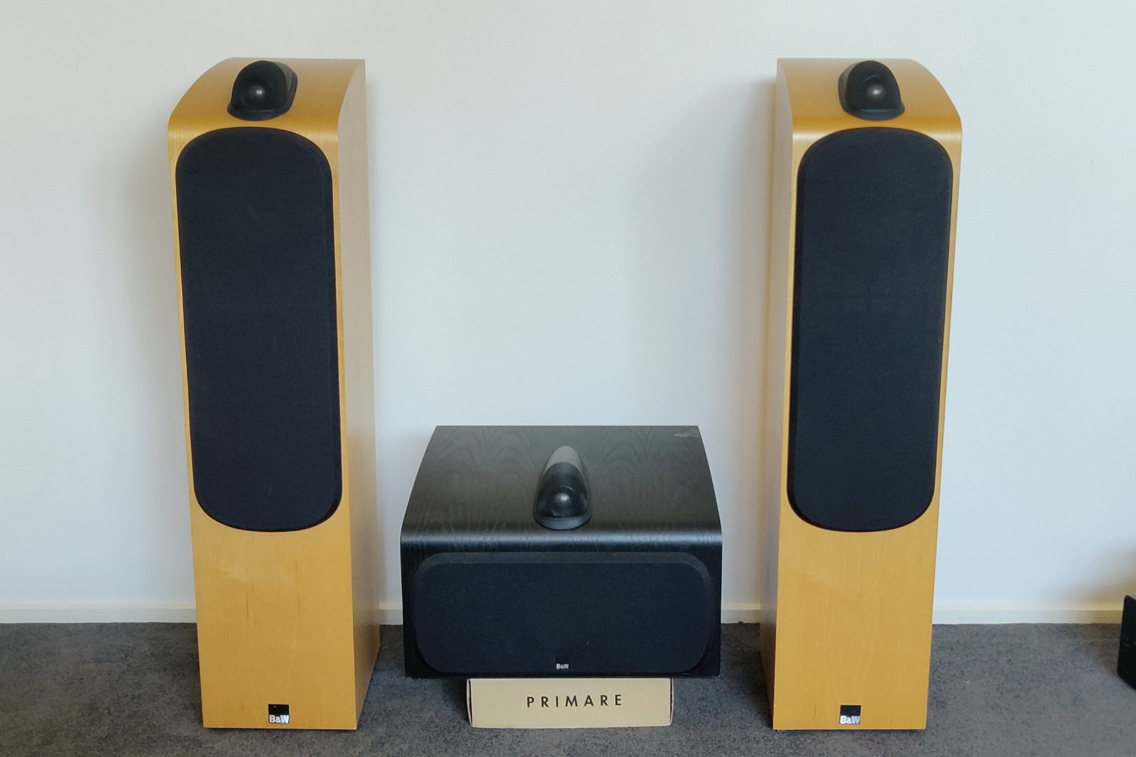 FS: B&W 704 pair and HTM7 centre = Bowers & Wilkins front stage ...