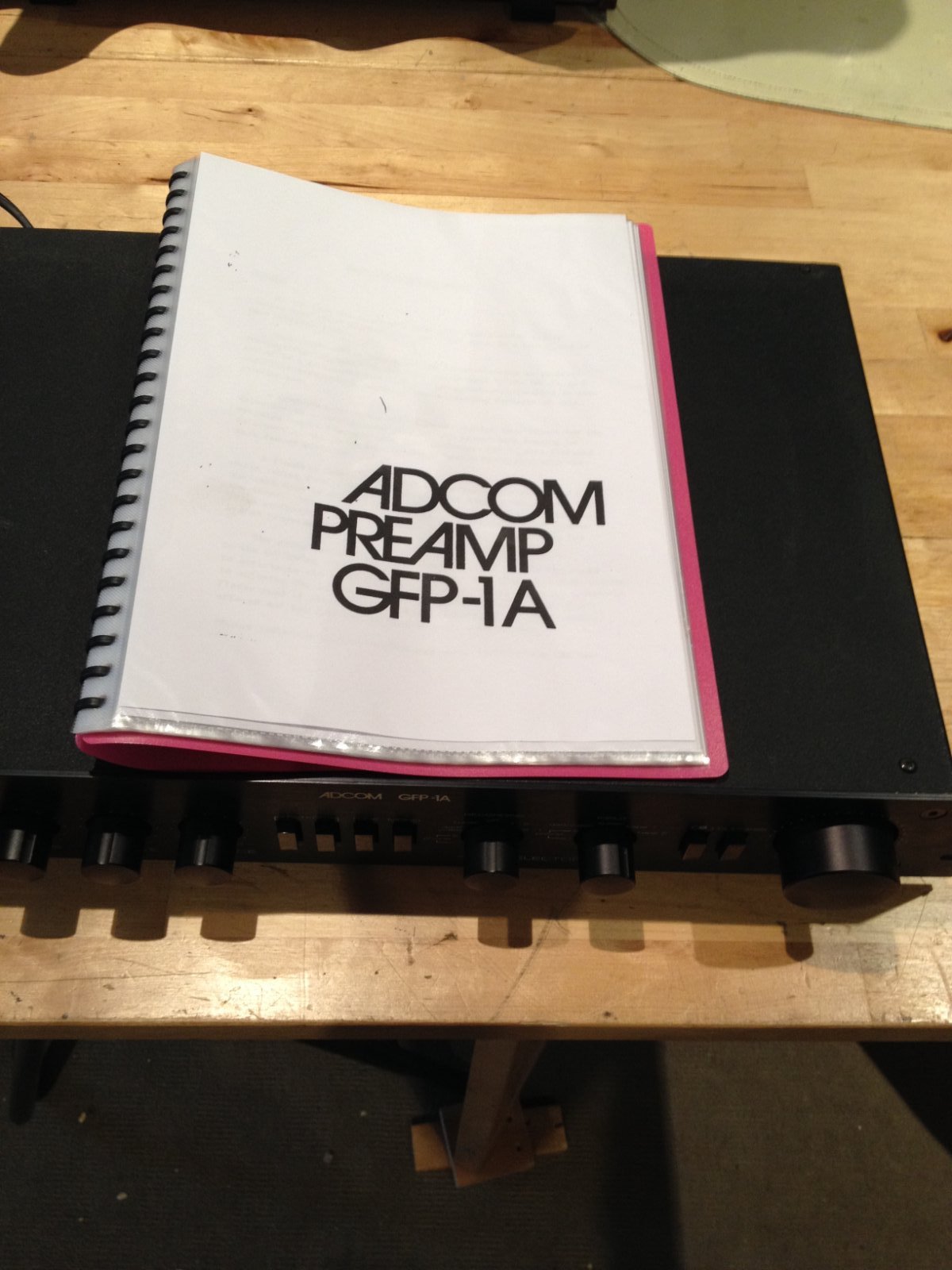 ADCOM GFP-1A PRE AMPLIFIER - Stereo, Home Cinema, Headphones Components ...