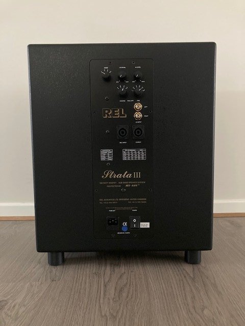 SOLD: FS: Rel Strata III Subwoofer - Matt Black |﻿ Stereo, Home Cinema ...