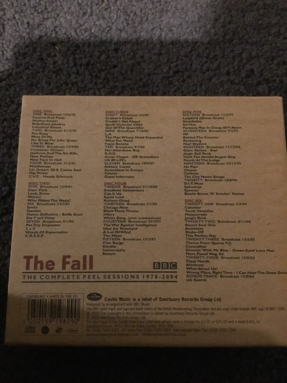The fall complete peel sessions |﻿ Vinyl, CD, and Blu-ray