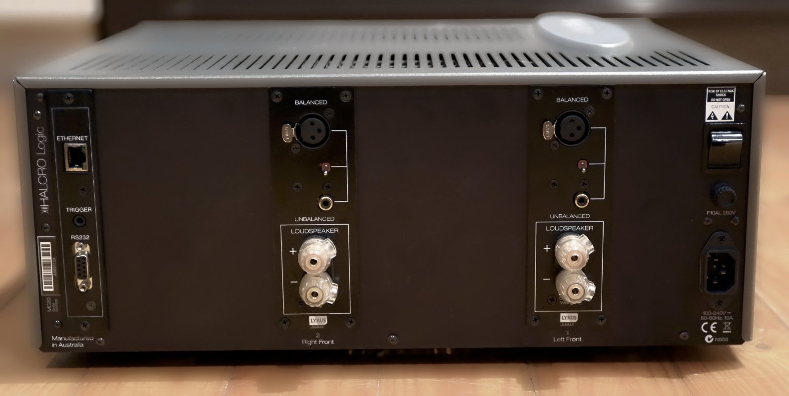 2 channel solid state power amplifier HALCRO MC20 - Stereo, Home Cinema ...
