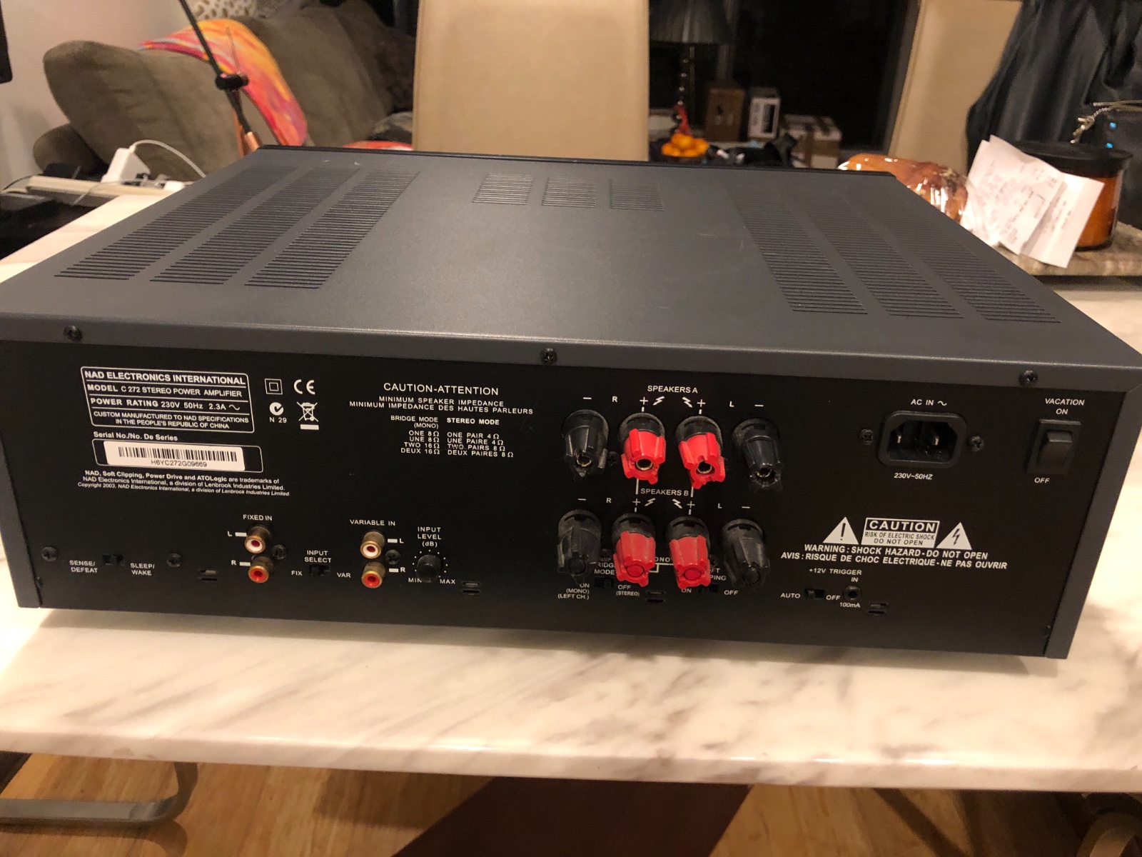 SOLD: NAD C272 Power Amplifier |﻿ Stereo, Home Cinema, Headphones ...