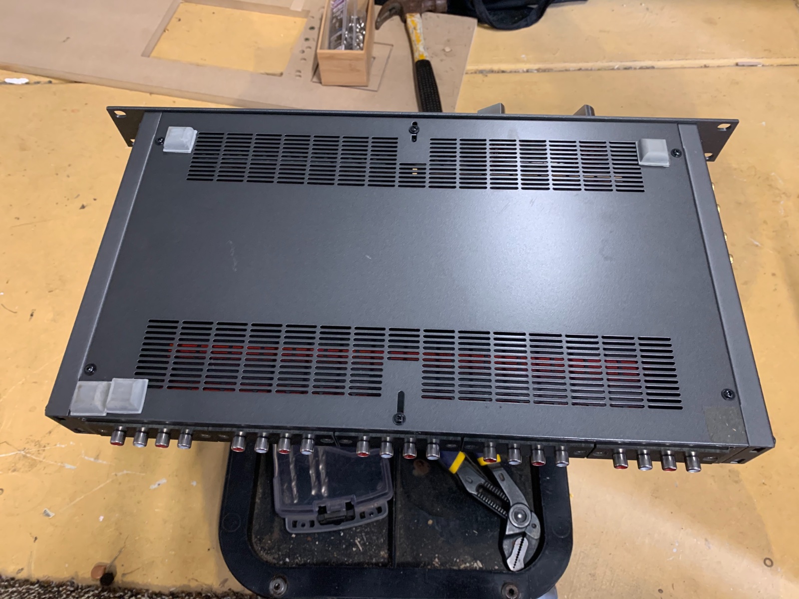 1RU rack unit with RCAs and rotary switches |﻿ Pay it Forward