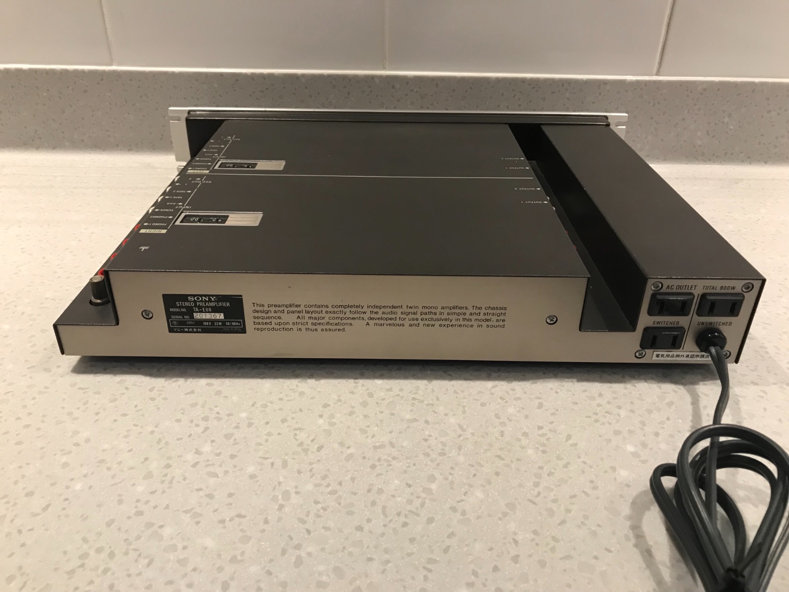 FS: Sony TA-E88 Preamplifier |﻿ Stereo, Home Cinema, Headphones Components