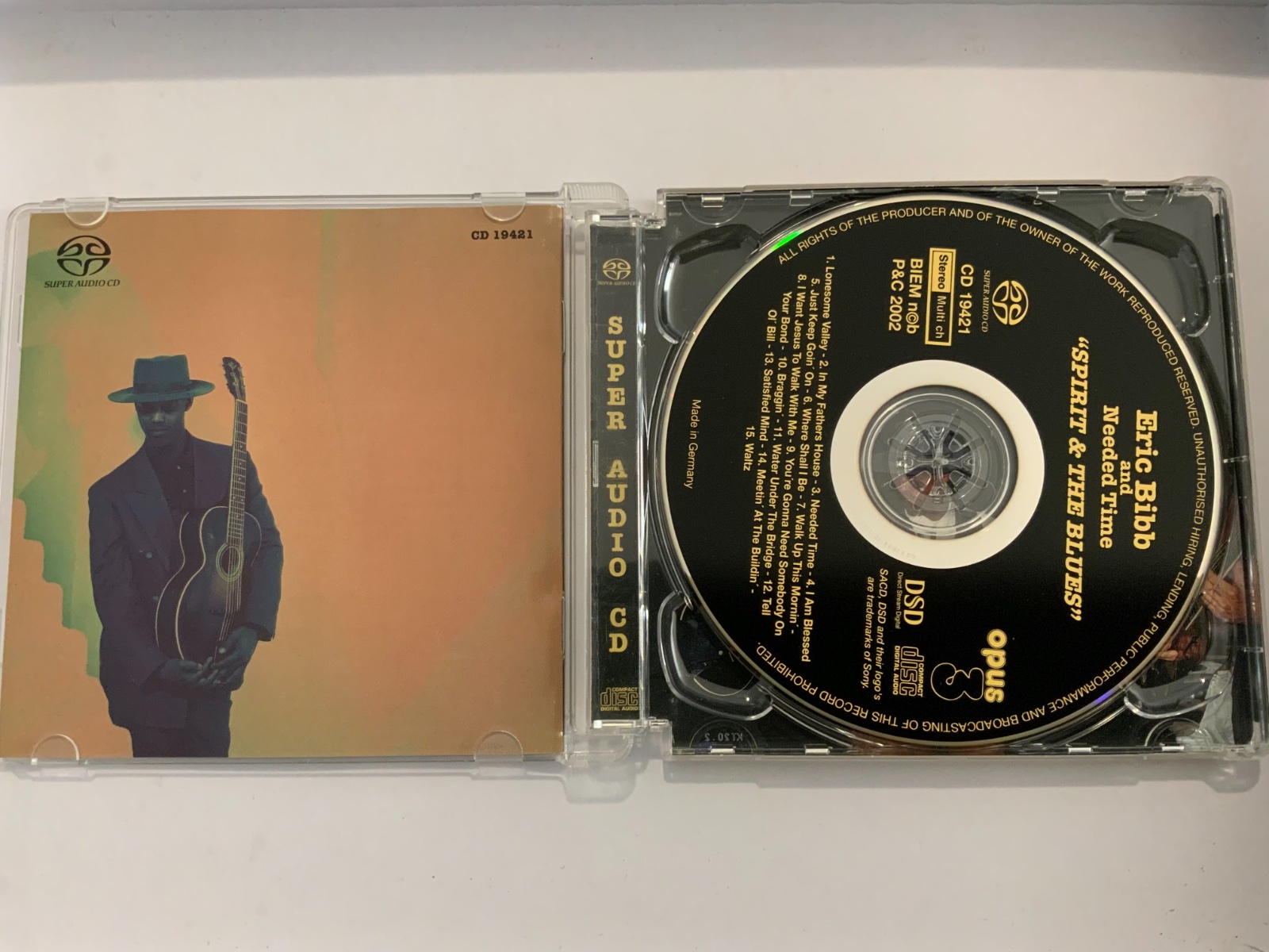 SOLD: FS: Opus 3 SACDs Eric Bibb (2 x SACDs) - Vinyl, CD, and Blu-ray - StereoNET