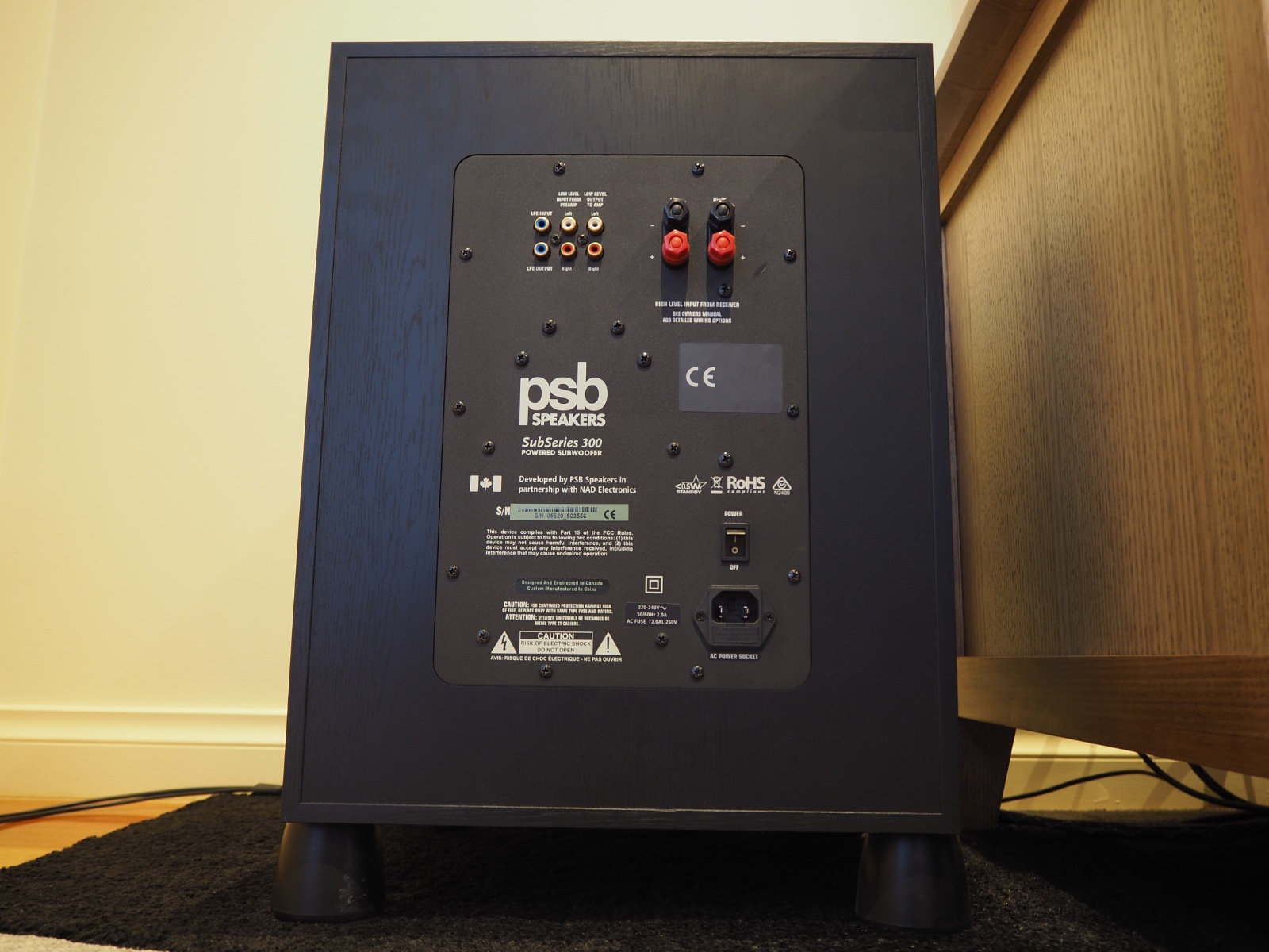 SOLD: FS: PSB Sub Series 300 Powered Subwoofer - Stereo, Home Cinema ...