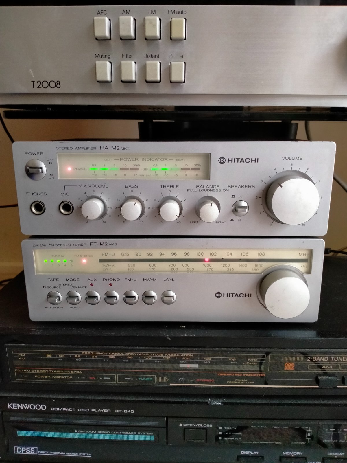 FS: Hitachi HA-M2 mk11 and FT-M2 mk11 Mini Amp and Tuner |﻿ Stereo ...