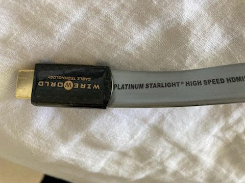 SOLD: Wireworld Platinum Starlight silver HDMI Cable (50cm) - Hi-Fi and ...