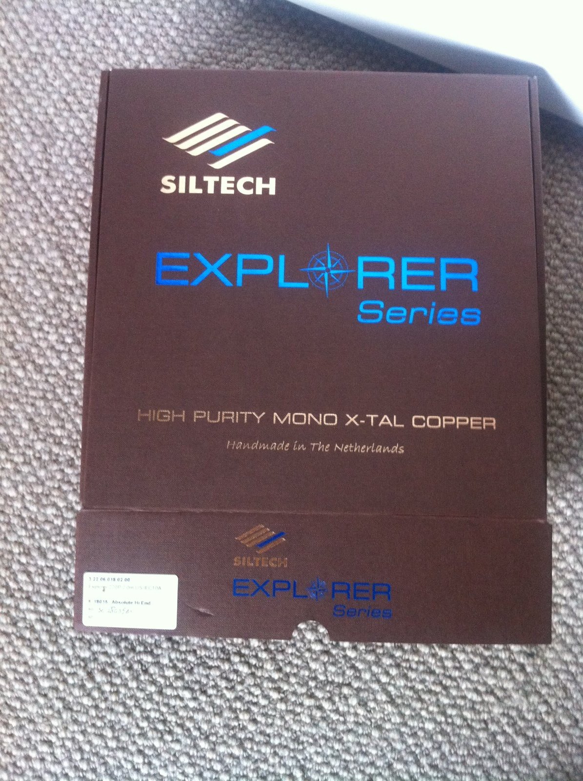 SOLD: FS: Siltech Explorer 90i RCA cables - Hi-Fi and Cinema Cables & Accessories - StereoNET