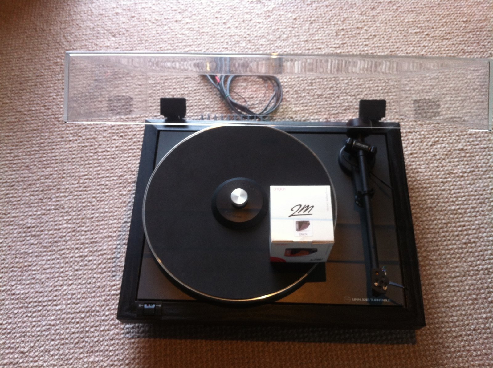 SOLD: FS: Linn Axis Turntable/Akito Arm/Ortofon 2M Black - Stereo, Home ...