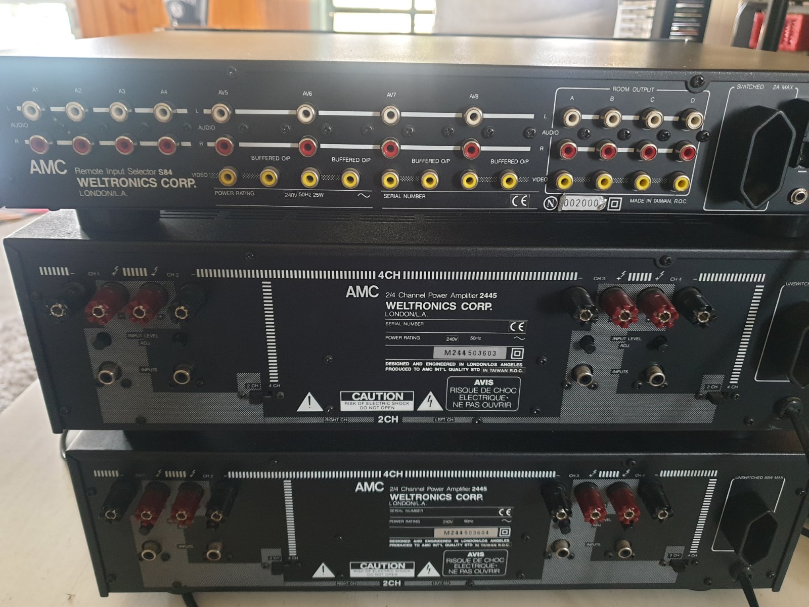 AMC 2445 Power Amplifier X2 ***Final Reduced Price*** - Stereo, Home ...