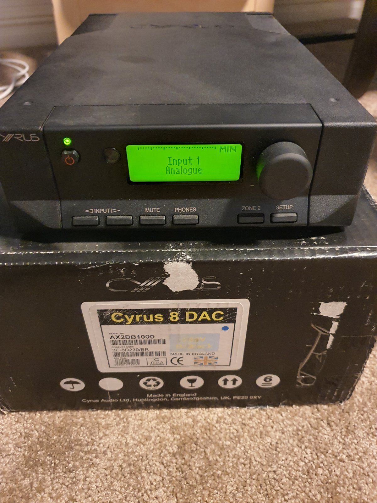 SOLD: FS: Cyrus 8 DAC Integrated Stereo Amplifier - Stereo, Home Cinema ...