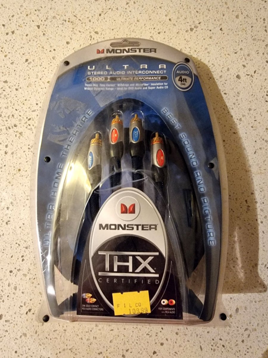 Monster Cable Ultra THX 1000 – 1.2m |﻿ Hi-Fi and Cinema Cables ...