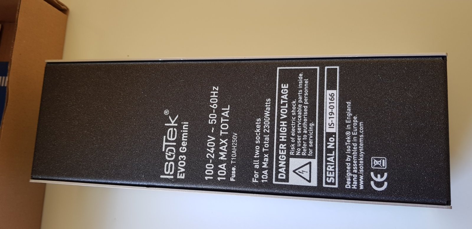 SOLD: FS: IsoTek EV03 GEMINI 2-WAY POWER CONDITIONER - Hi-Fi and Cinema ...