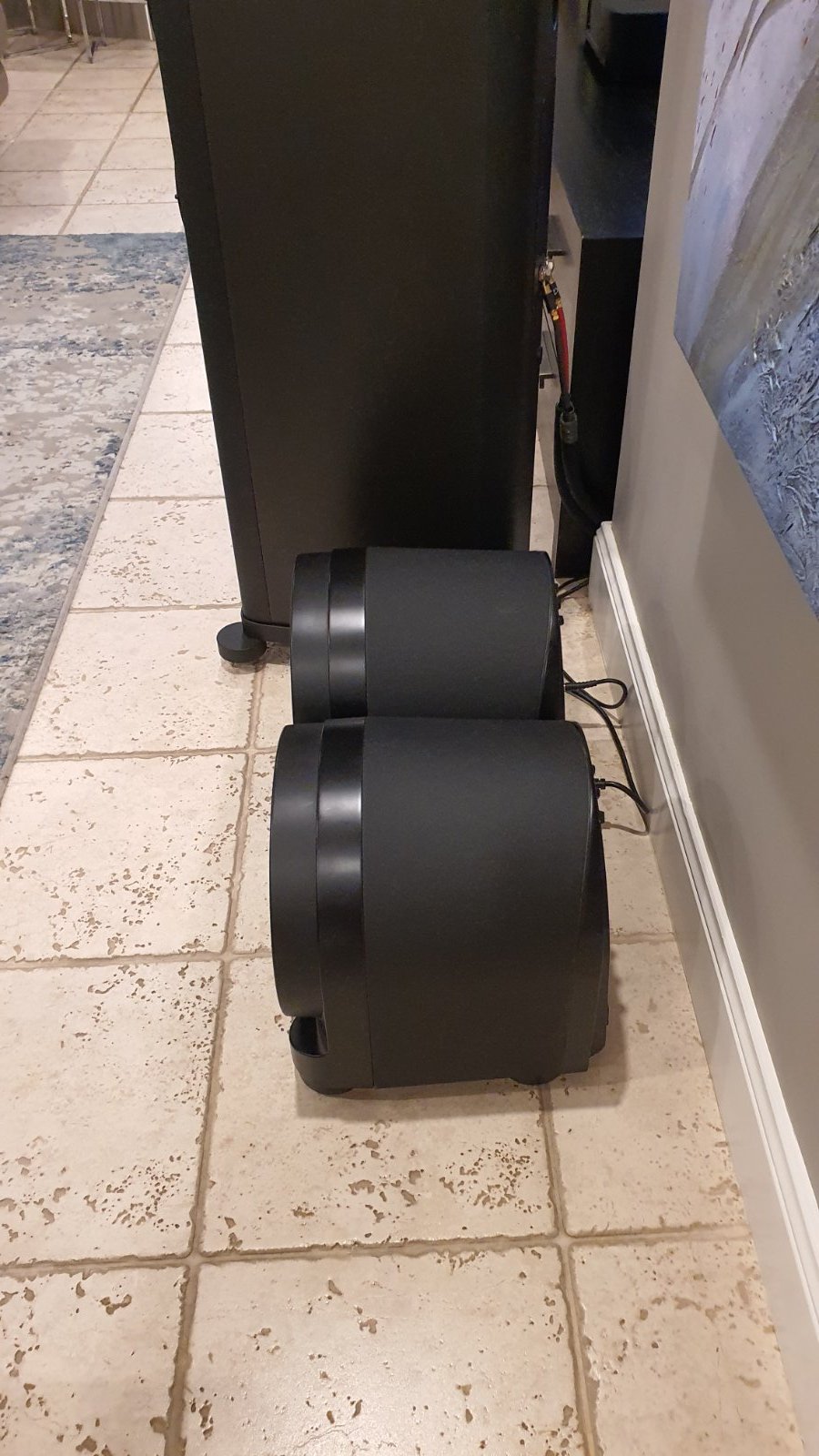 2 x paradigm seismic 110 subwoofer pbk - Stereo, Home Cinema ...