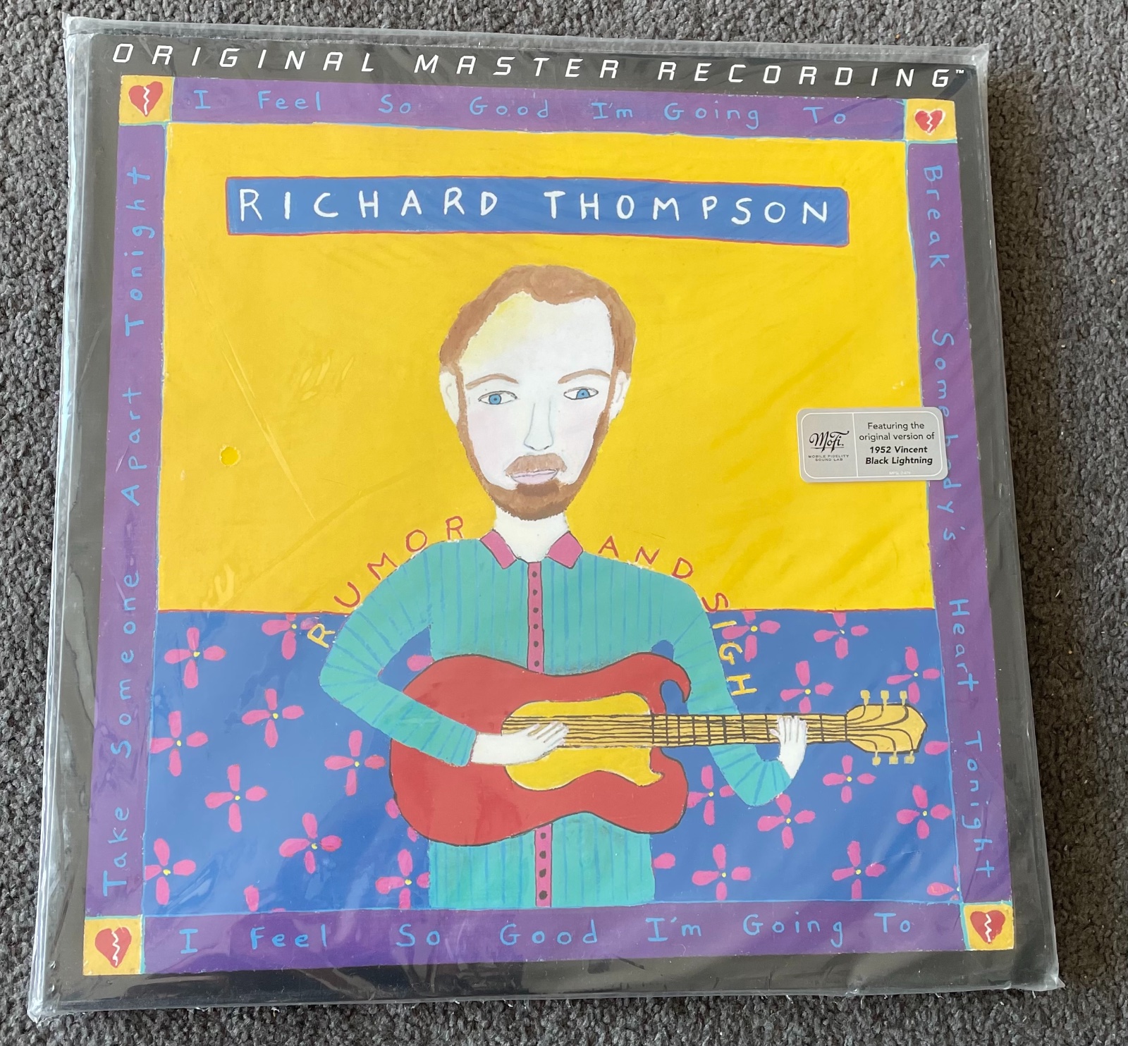 FS: Lp Richard Thompson Rumor and Sigh MoFi - Vinyl, CD, and Blu-ray ...