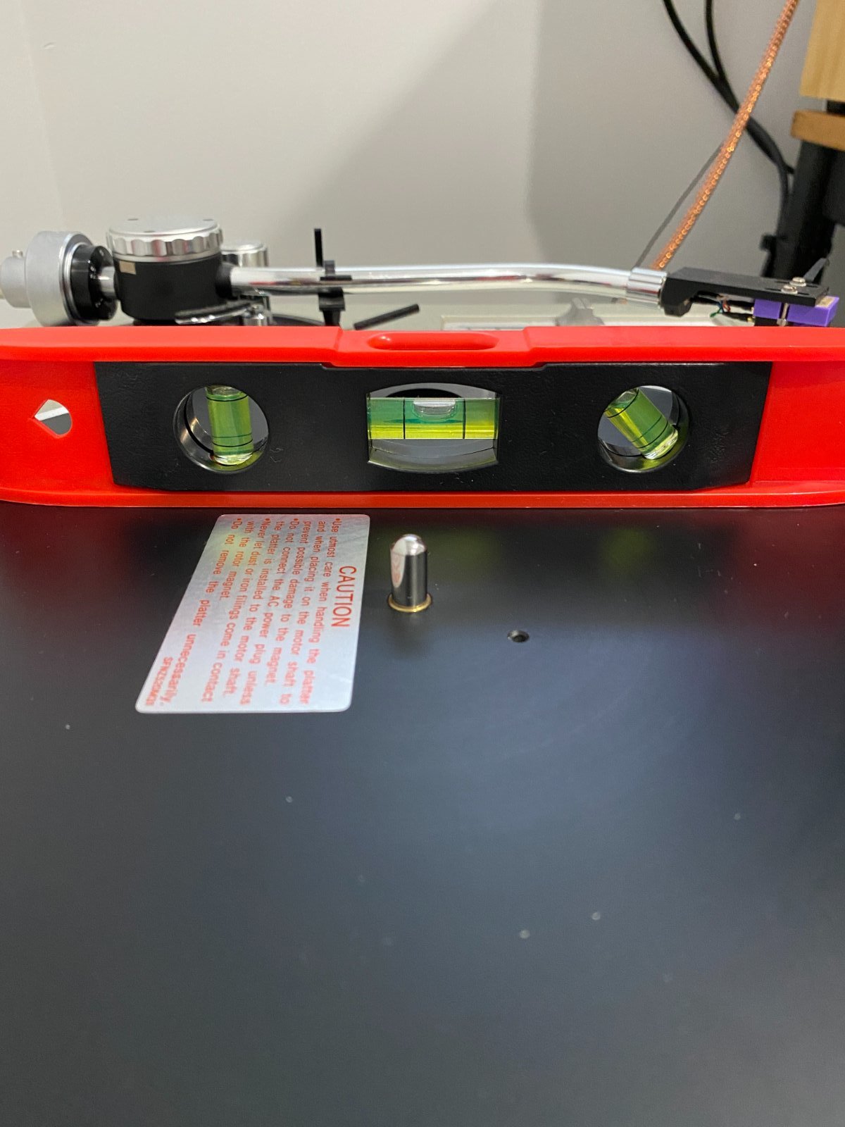 Technics SL-1200MK2 - Platter levelling - Turntables, Record Players ...