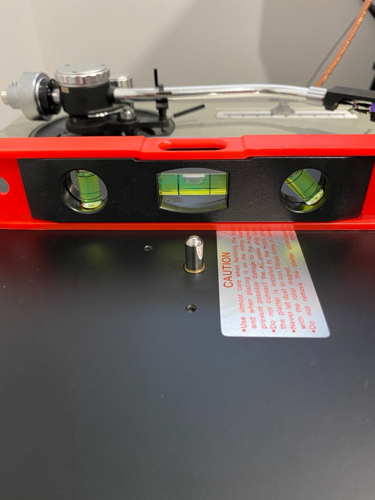 Technics SL-1200MK2 - Platter levelling - Turntables, Record Players ...