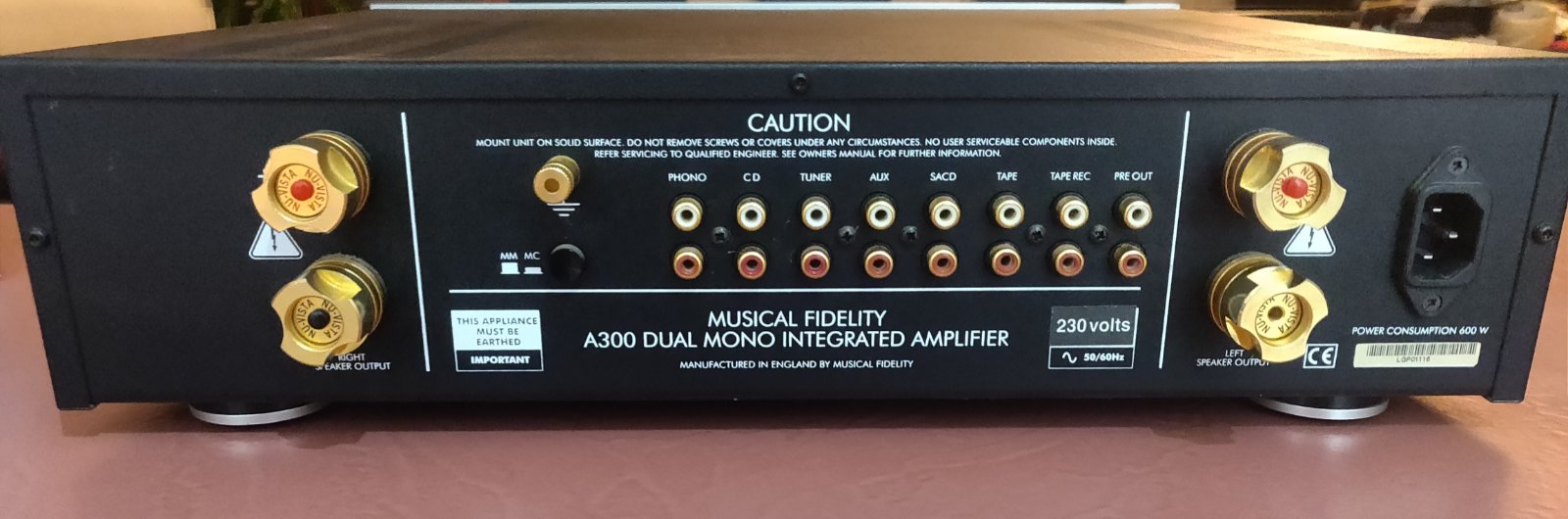 SOLD: FS: Musical Fidelity a300 Dual Mono Pre / Integrated Amplifier ...