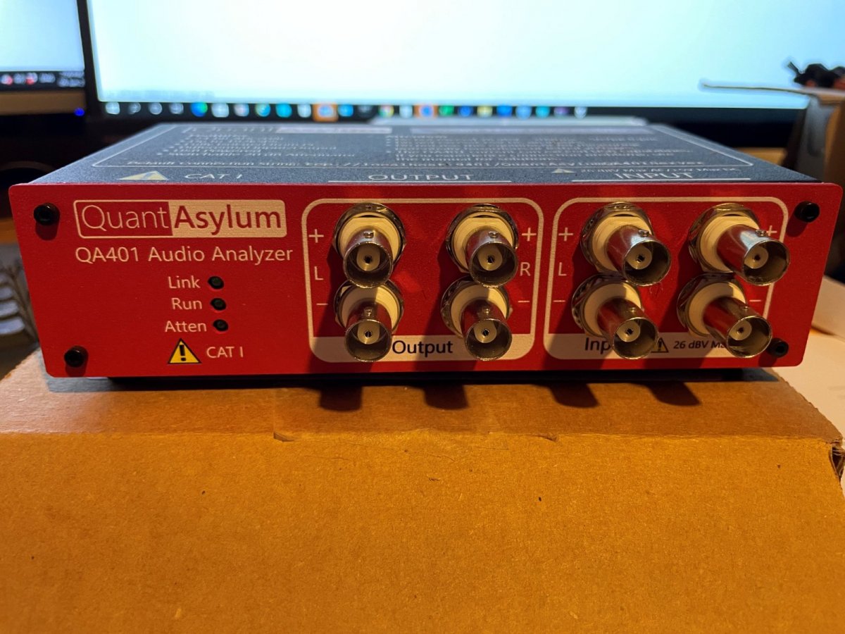 FS: Quantasylum QA401 Audio Analyzer / Distortion Analyzer - Stereo, Home Cinema, Headphones ...