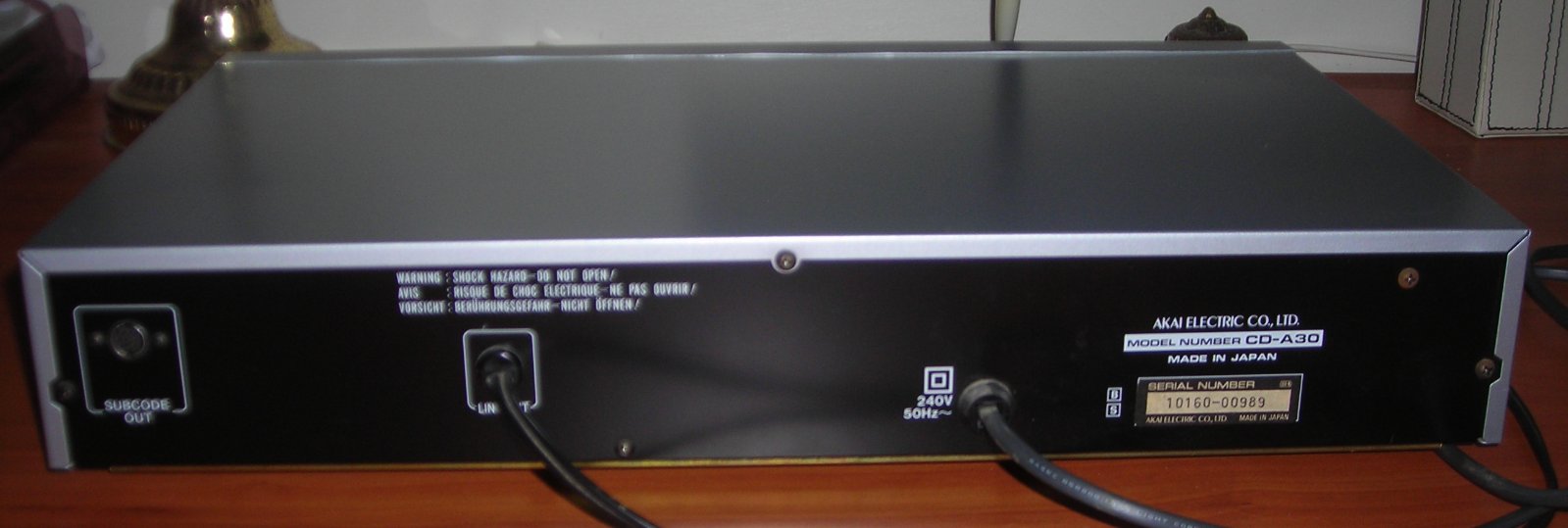 FS: Akai CD player CD-A30 silver - Stereo, Home Cinema, Headphones ...