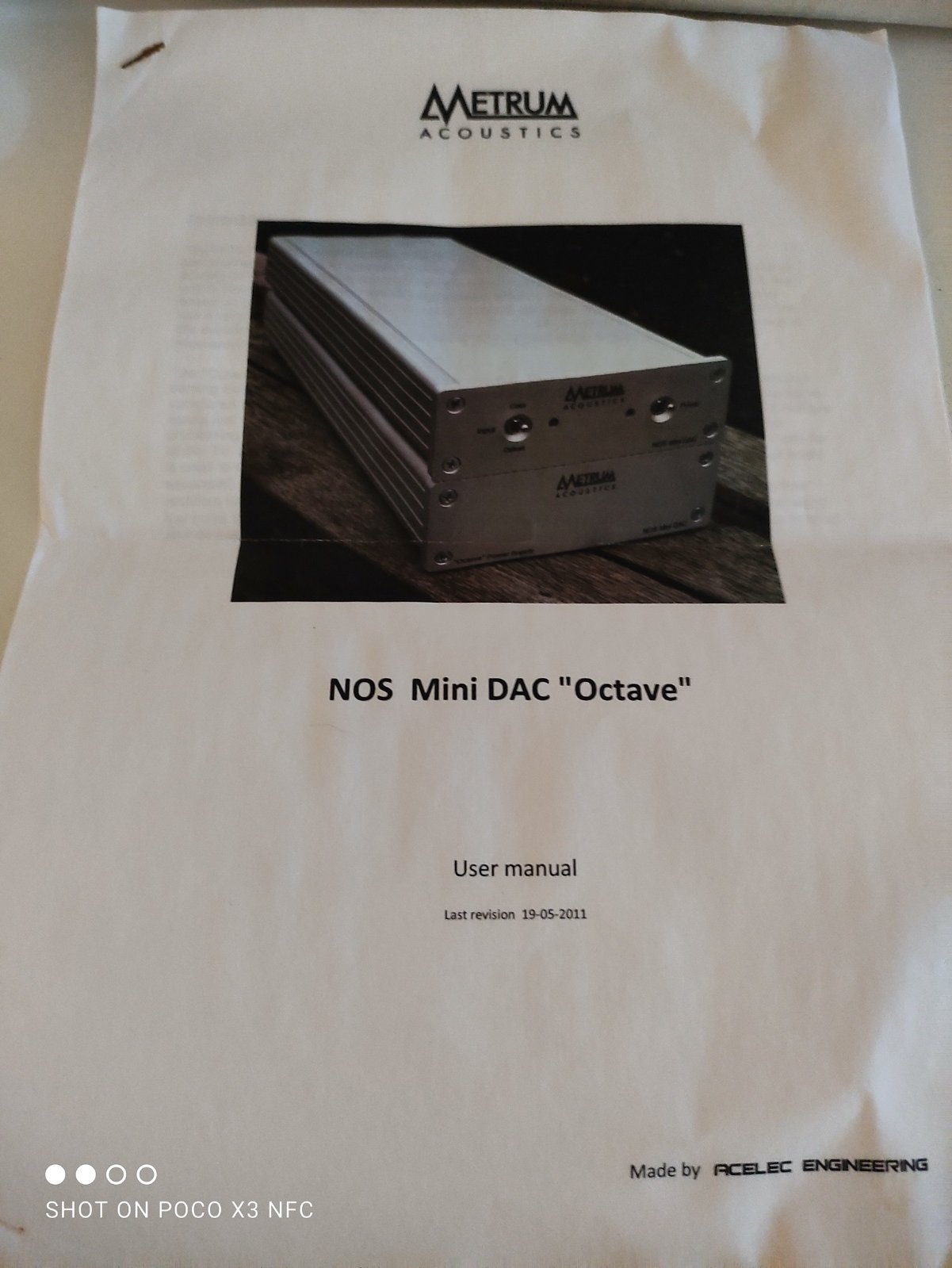 FS: Metrum Octave NOS DAC with "Octave" Power Supply *PRICE DROP ...