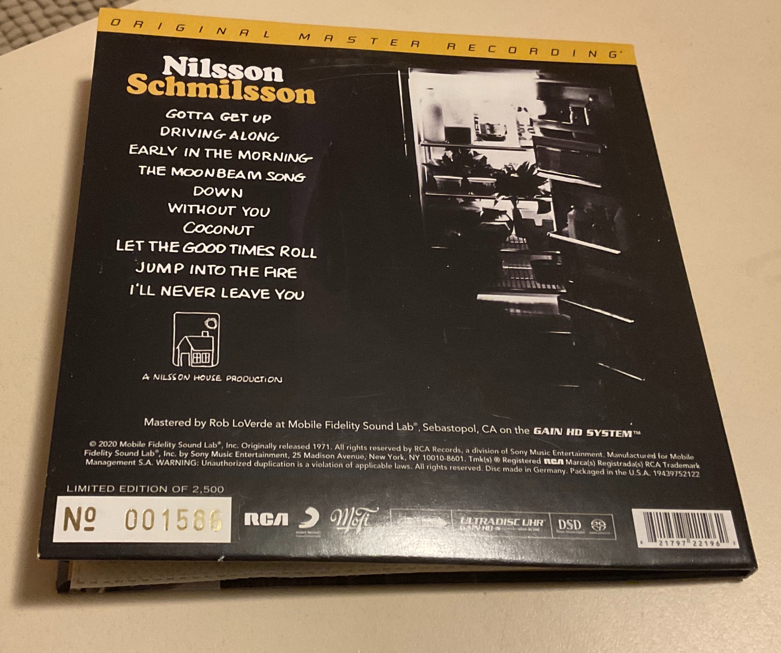 SOLD: FS: Nilsson Schmilsson SACD (Original Master Recording) |﻿ Vinyl ...