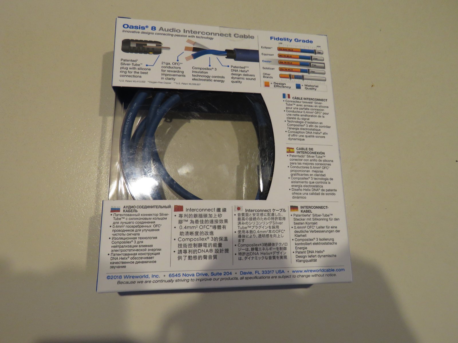 FS: WireWorld Oasis 8 XLR Balanced Audio Analogue Interconnects x 1 Metre - Hi-Fi and Cinema ...