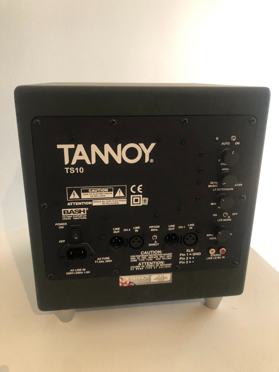 SOLD: FS: Tannoy TS10 Active 300W 10" Subwoofer - Stereo, Home Cinema ...