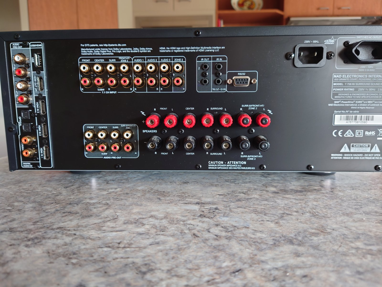NAD T758 v3 - Stereo, Home Cinema, Headphones Components - StereoNET