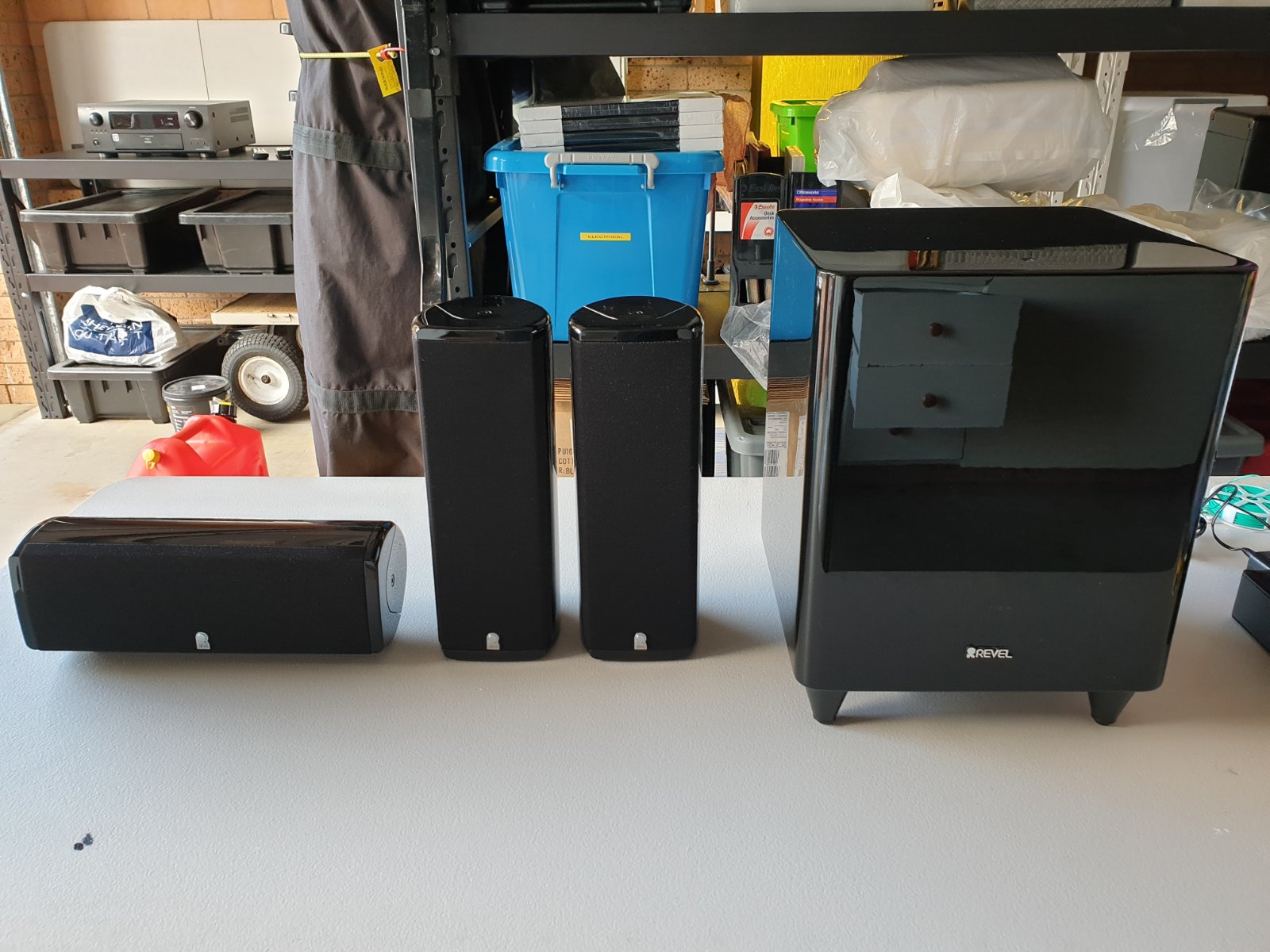 SOLD: FS: Revel M8 5.1 Home Theatre Speakers - Stereo, Home Cinema ...