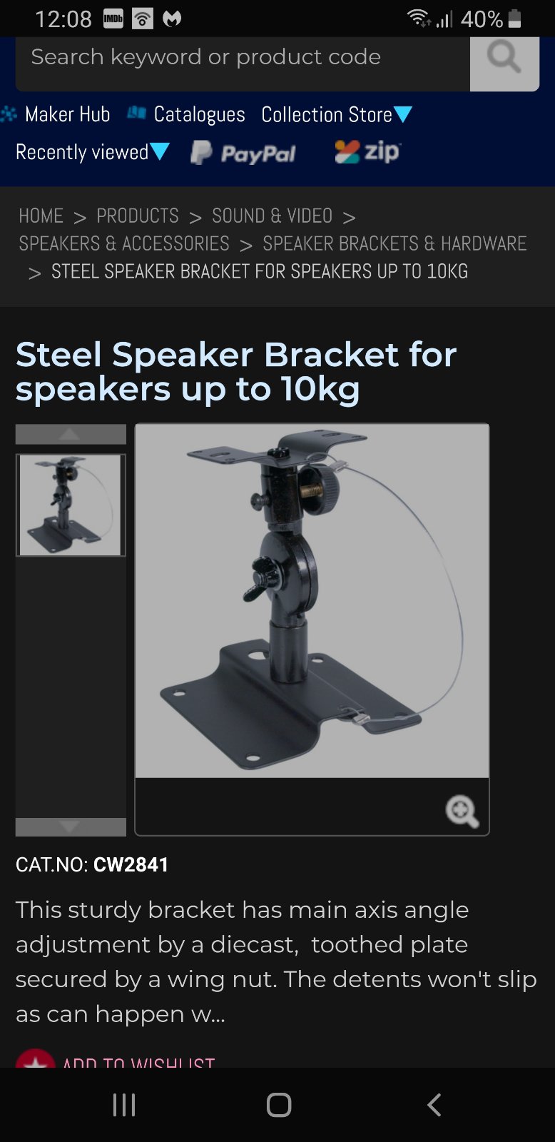 FS: MK Sound M5 speakers x 4 - Stereo, Home Cinema, Headphones ...