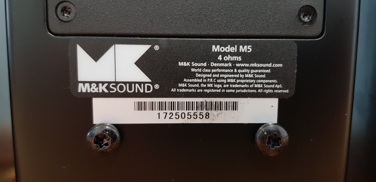 FS: MK Sound M5 speakers x 4 |﻿ Stereo, Home Cinema, Headphones Components