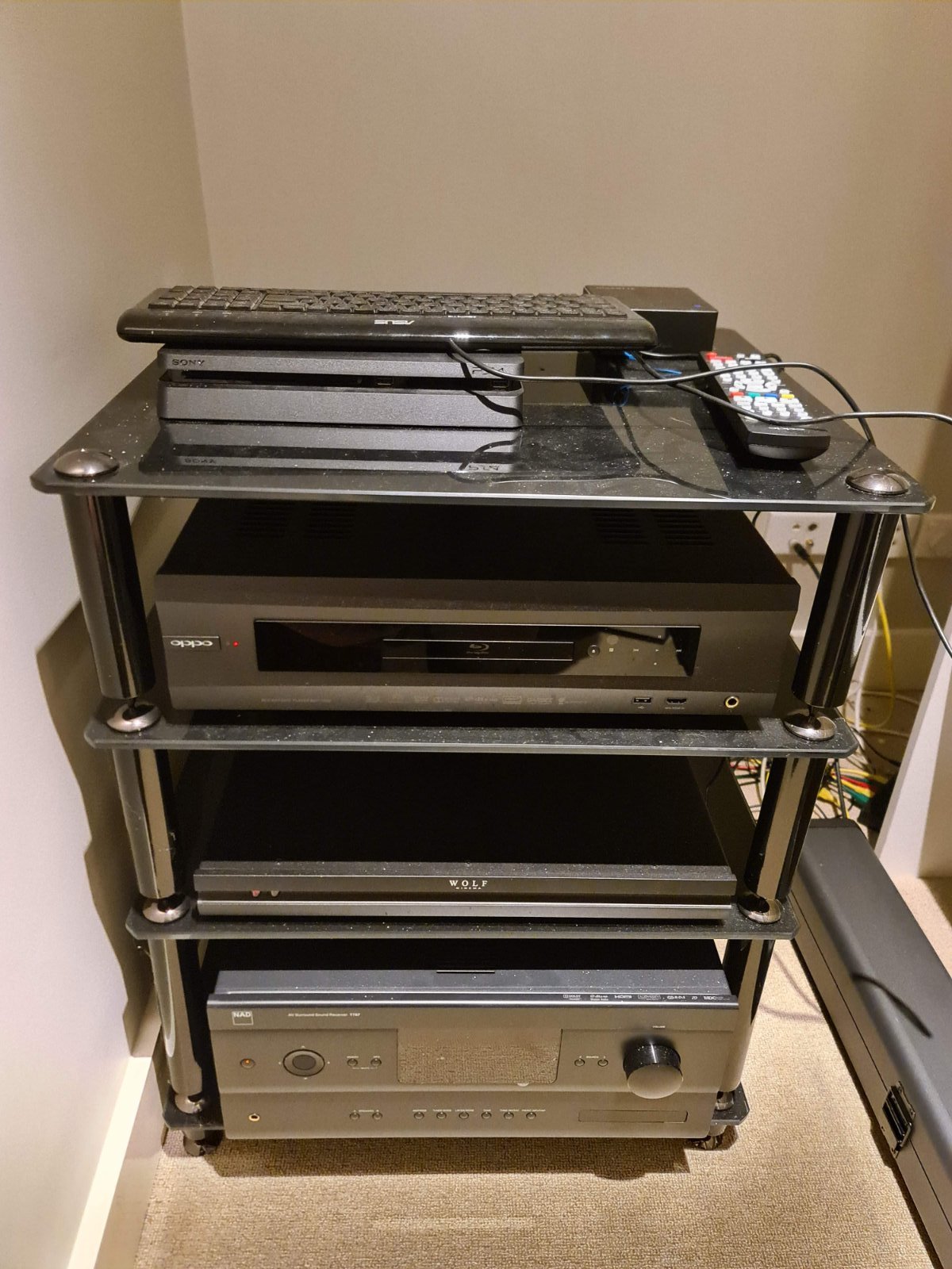 FS: Norstone 3 Shelf Bergen 2 Hifi Rack - Hi-Fi and Cinema Cables ...