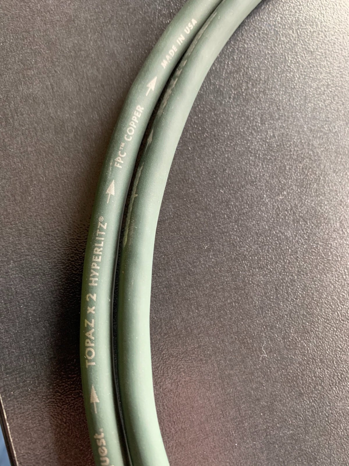 FS: Audioquest Topaz X2 Hyperlitz Inter-connect 1m pair - Hi-Fi and ...