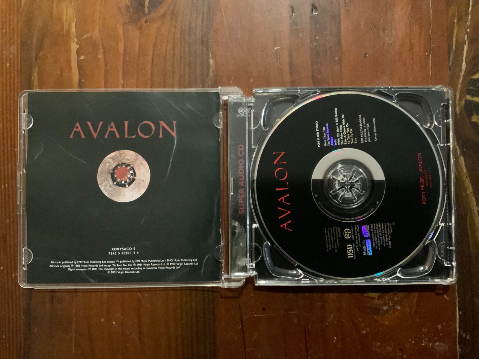SOLD: FS: SACD - Roxy Music Avalon |﻿ Vinyl, CD, and Blu-ray
