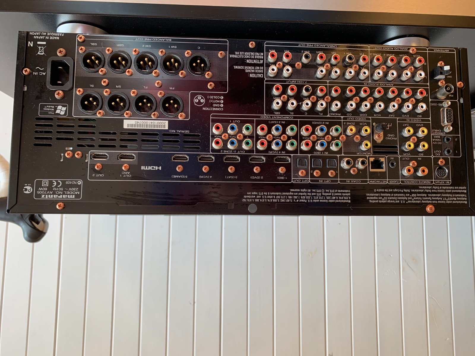 SOLD: FS: Marantz AV7005 Pre-amp Tuner Processor - Stereo, Home Cinema ...