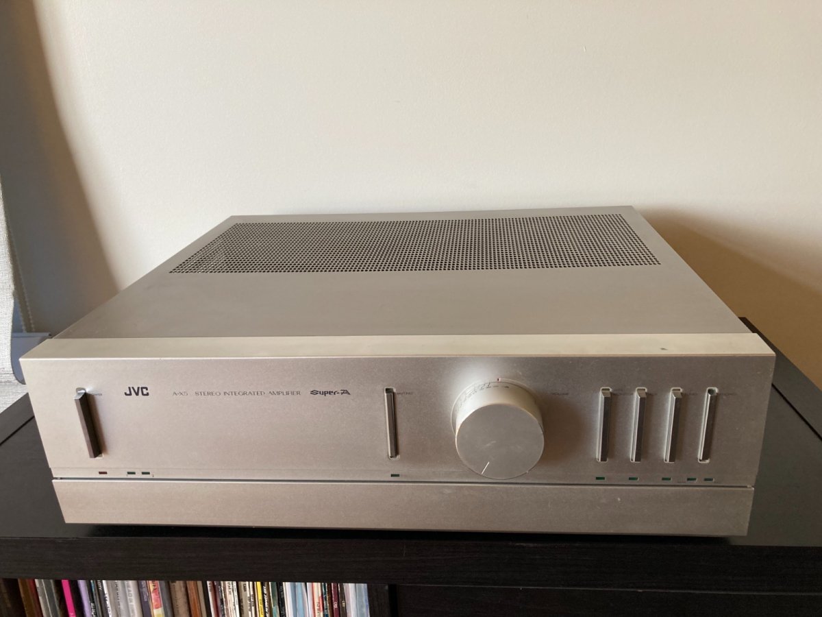 JVC A-X5 (c1979-1982) integrated amplifier MM/MC phono - Stereo, Home ...