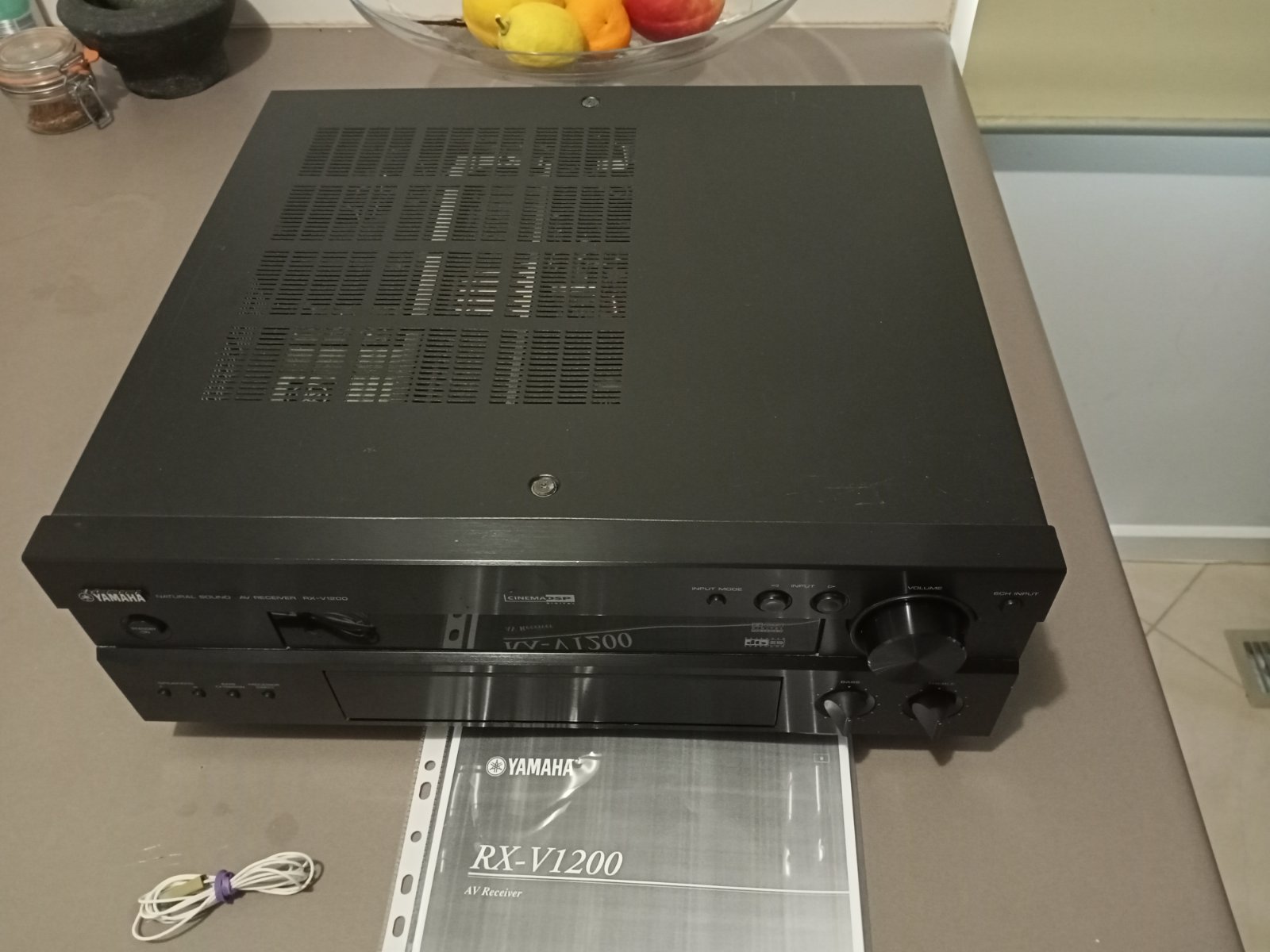 FS: Yamaha RX-V1200 AV receiver amplifier with phono in - Stereo, Home ...