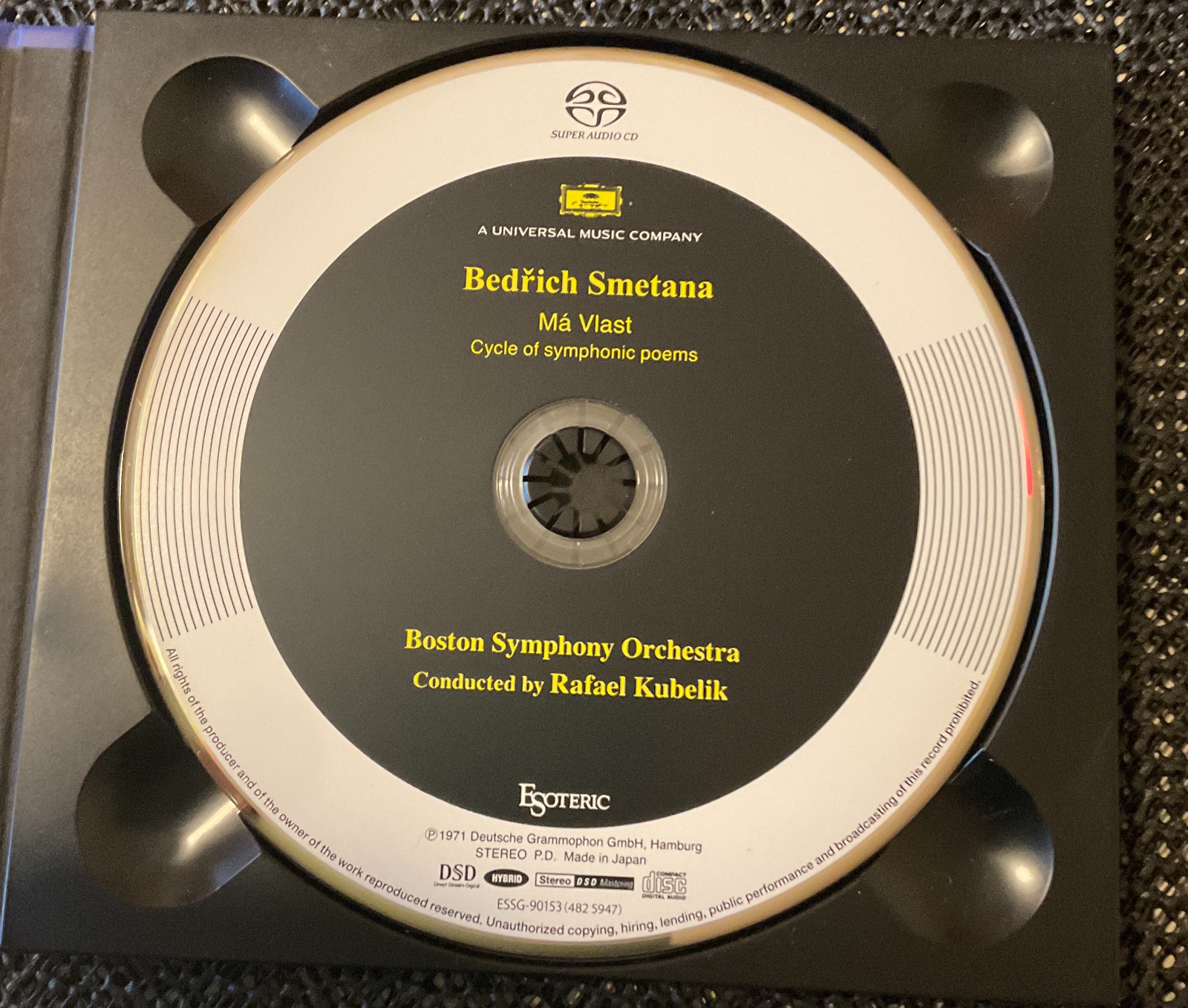 SOLD: FS: ESOTERIC SACD: Smetana "Mein Vaterland" (SOLD PENDING) - Vinyl, CD, and Blu-ray ...