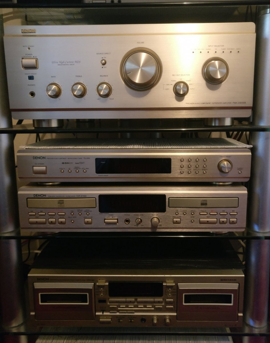 SOLD: FS: COMPLETE GOLD DENON COMPONENT SYSTEM - Stereo, Home Cinema ...