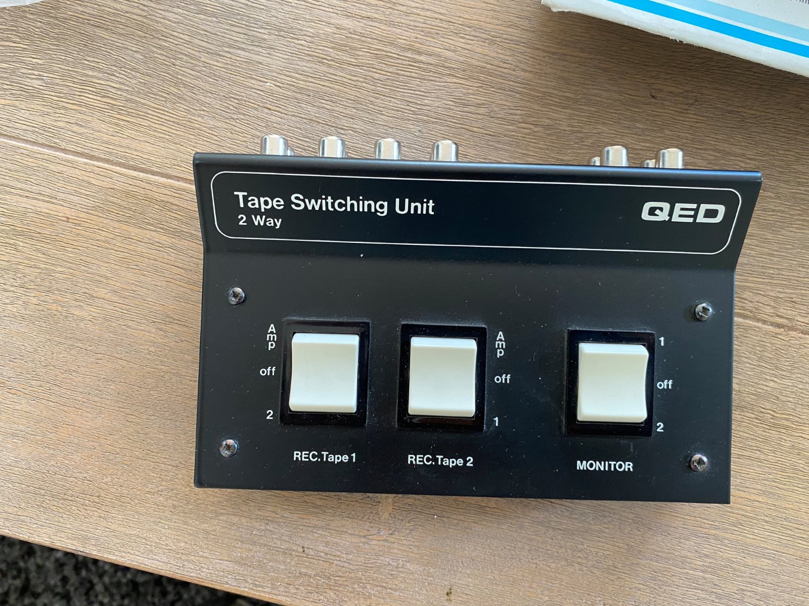 SOLD: QED - TAPE Switching Unit - 2 way - Hi-Fi and Cinema Cables ...