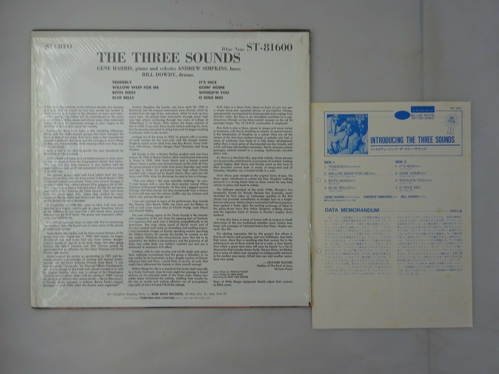 FS: The Three Sounds The 3 Sounds Blue Note BLP 1600 Japan VINYL LP |﻿ Vinyl, CD, and Blu-ray
