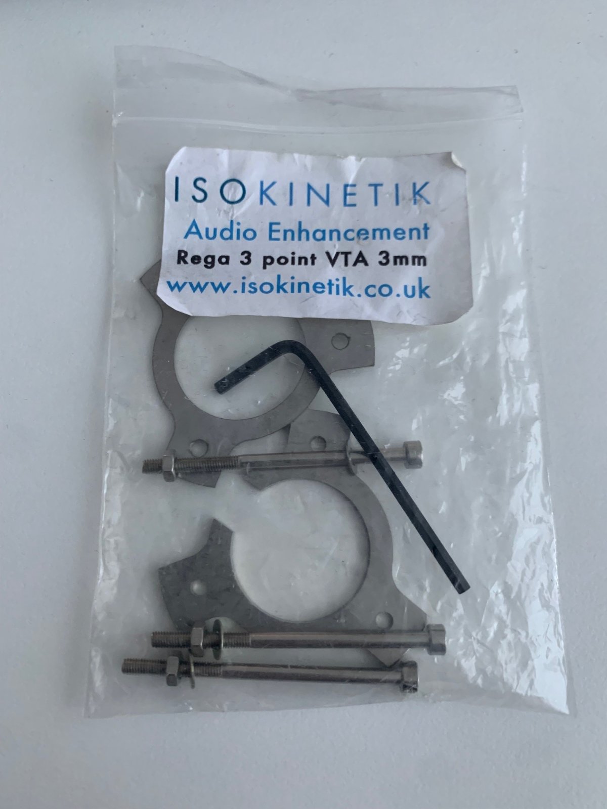 SOLD: FS: Isokinetic metal spacer kit for Rega 3 point mounting arms ...