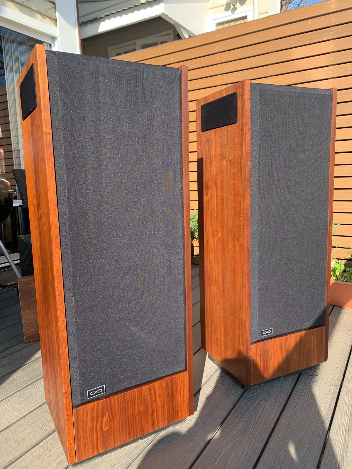 Infinity Monitor II speakers - immaculately restored, original drivers ...