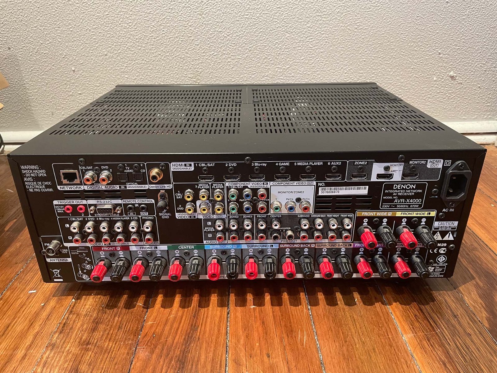 FS: Denon AVR-X4000 - Stereo, Home Cinema, Headphones Components ...