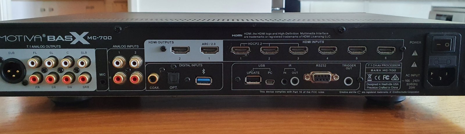 FS: Emotiva MC-700 Pre/Pro - Stereo, Home Cinema, Headphones Components ...