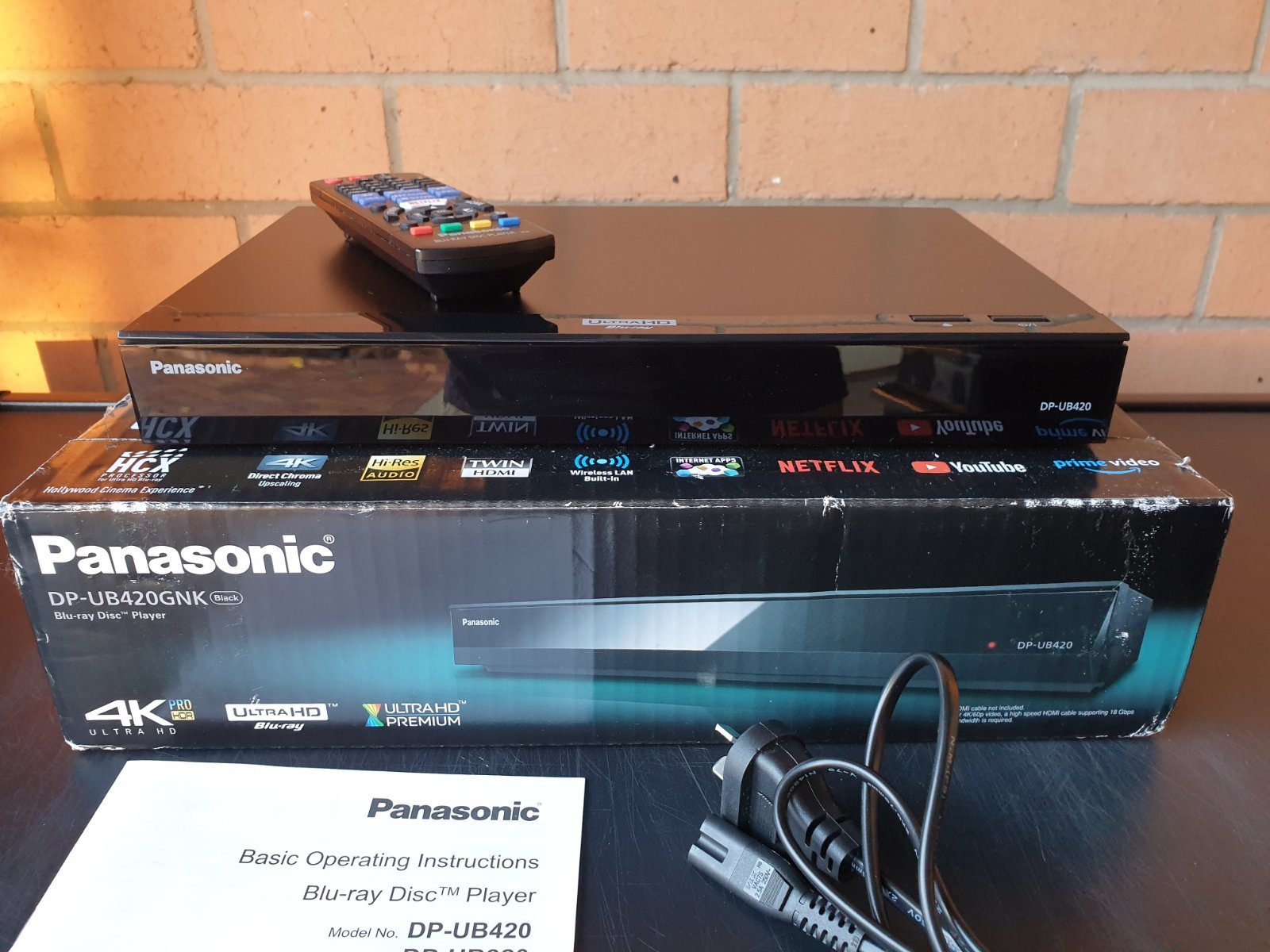 FS: Panasonic DP-UB420 Ultra HD 4K HDR Bluray Player |﻿ Stereo, Home ...